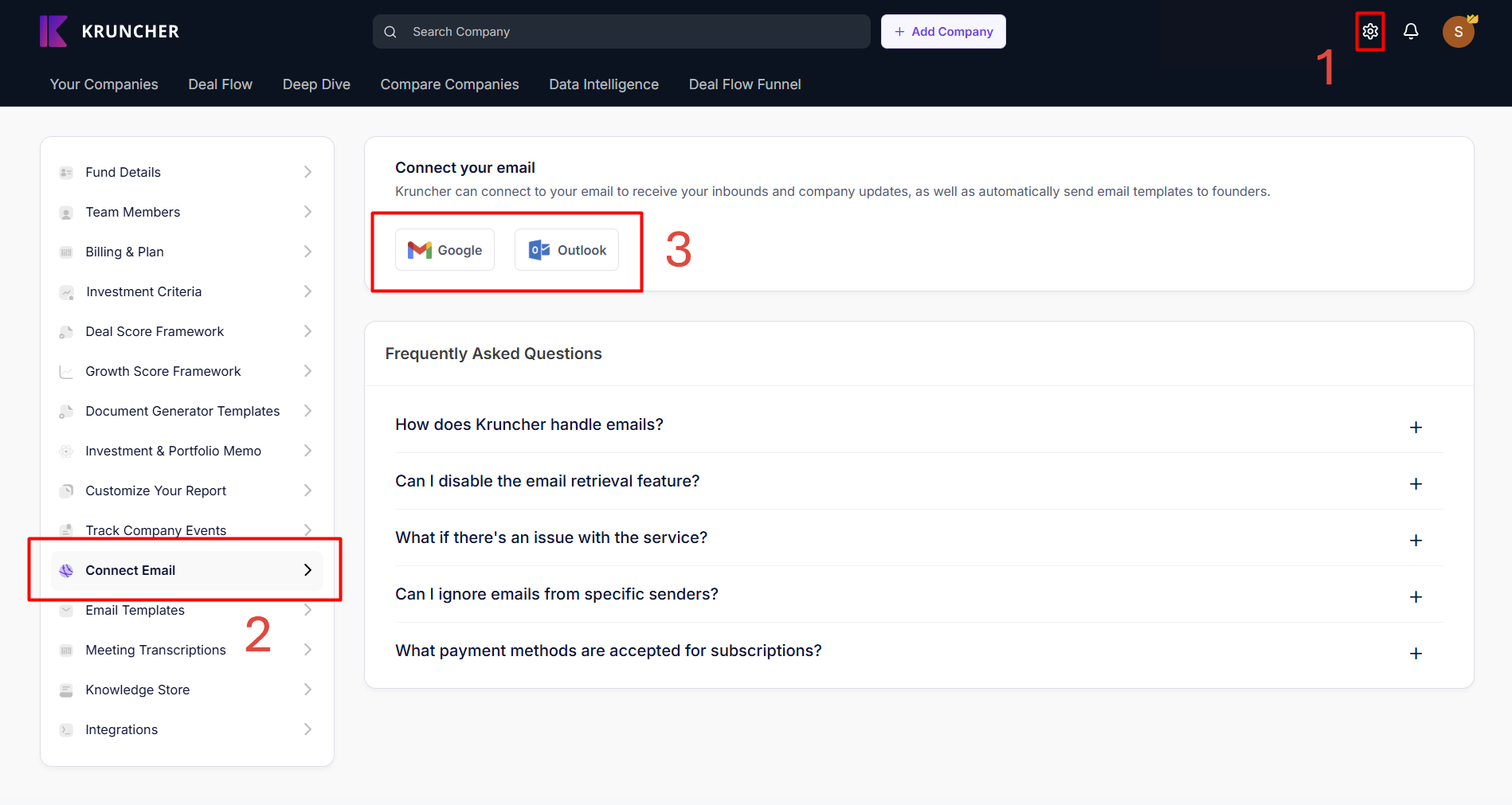 Configuring Kruncher for Your Fund